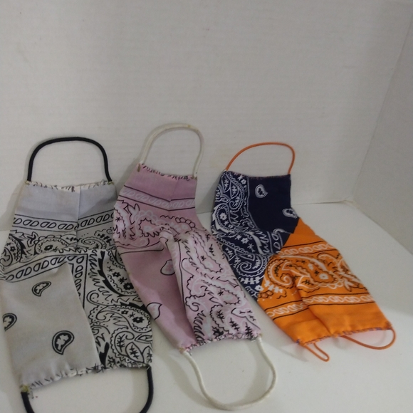 Other | Bandana Print Cloth Face Masks Bundle | Poshmark